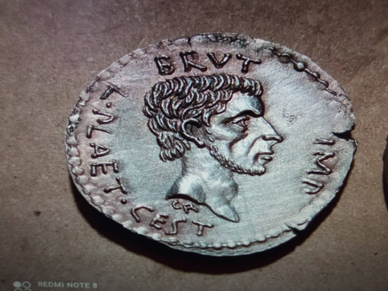 Brutus Eid Mar Aureus Coin Denarius Denarius Brut Caesar Pewter ...
