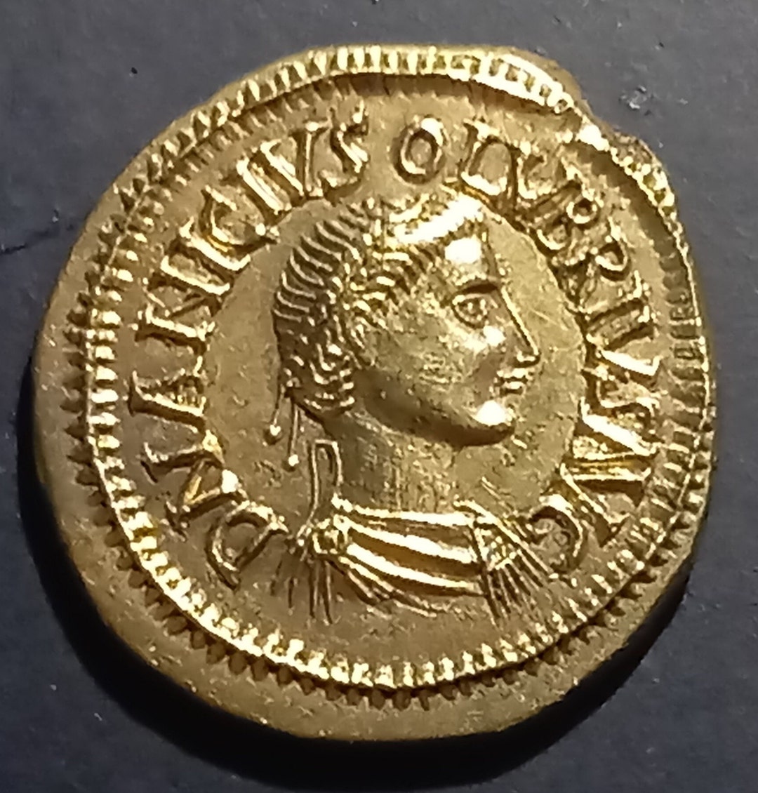 Reproductions of Ancient Tremissis or Triens Coins Tremisis of Olybrius ...