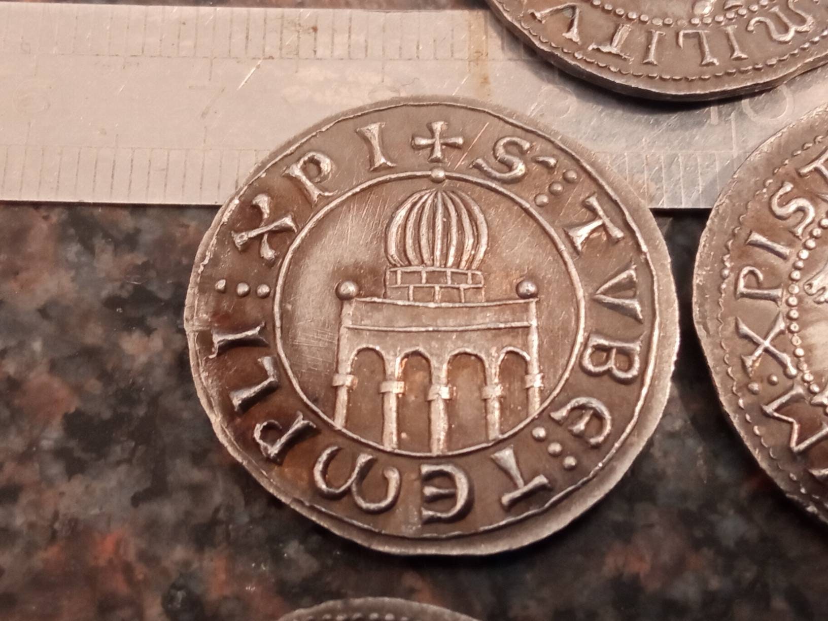 1 Templar Seal Medal Dome of the Rock Knights Templar Seal Masonic - Etsy