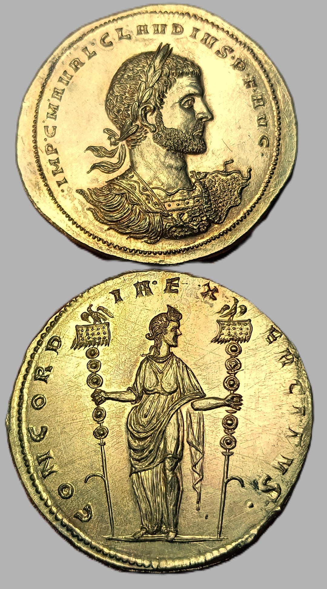 Roman Coin Replica | Claudius II Gothicus (268-270 AD) | Tinplate ...