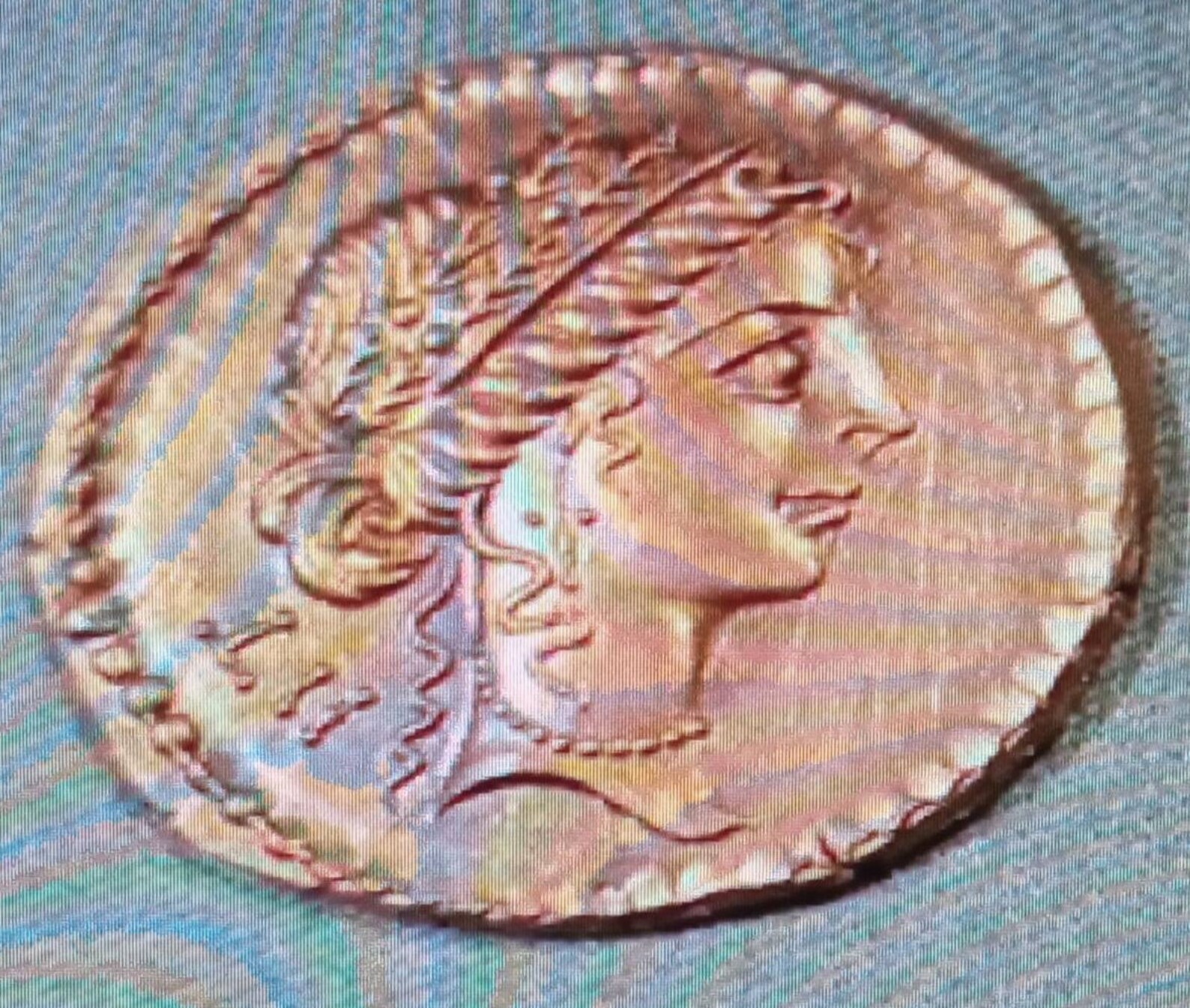 Reproductions of Ancient Coins Julius Caesar Vercingetorix Denier Hand ...