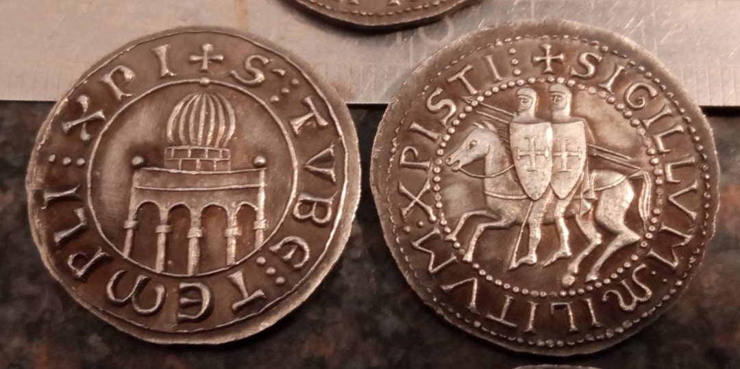 1 Templar Seal Medal Dome of the Rock Knights Templar Seal Masonic - Etsy