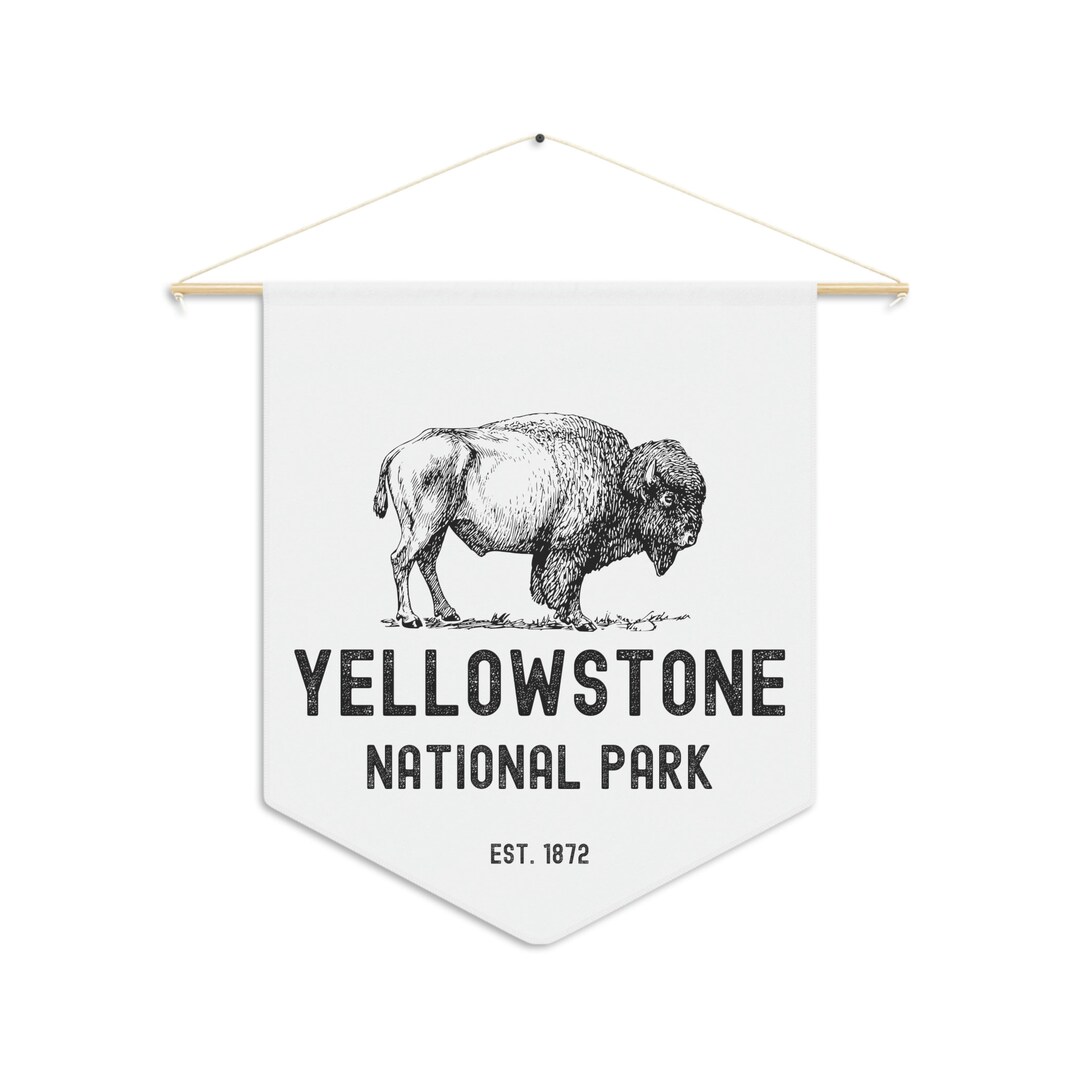 Yellowstone National Park Pennant - Etsy