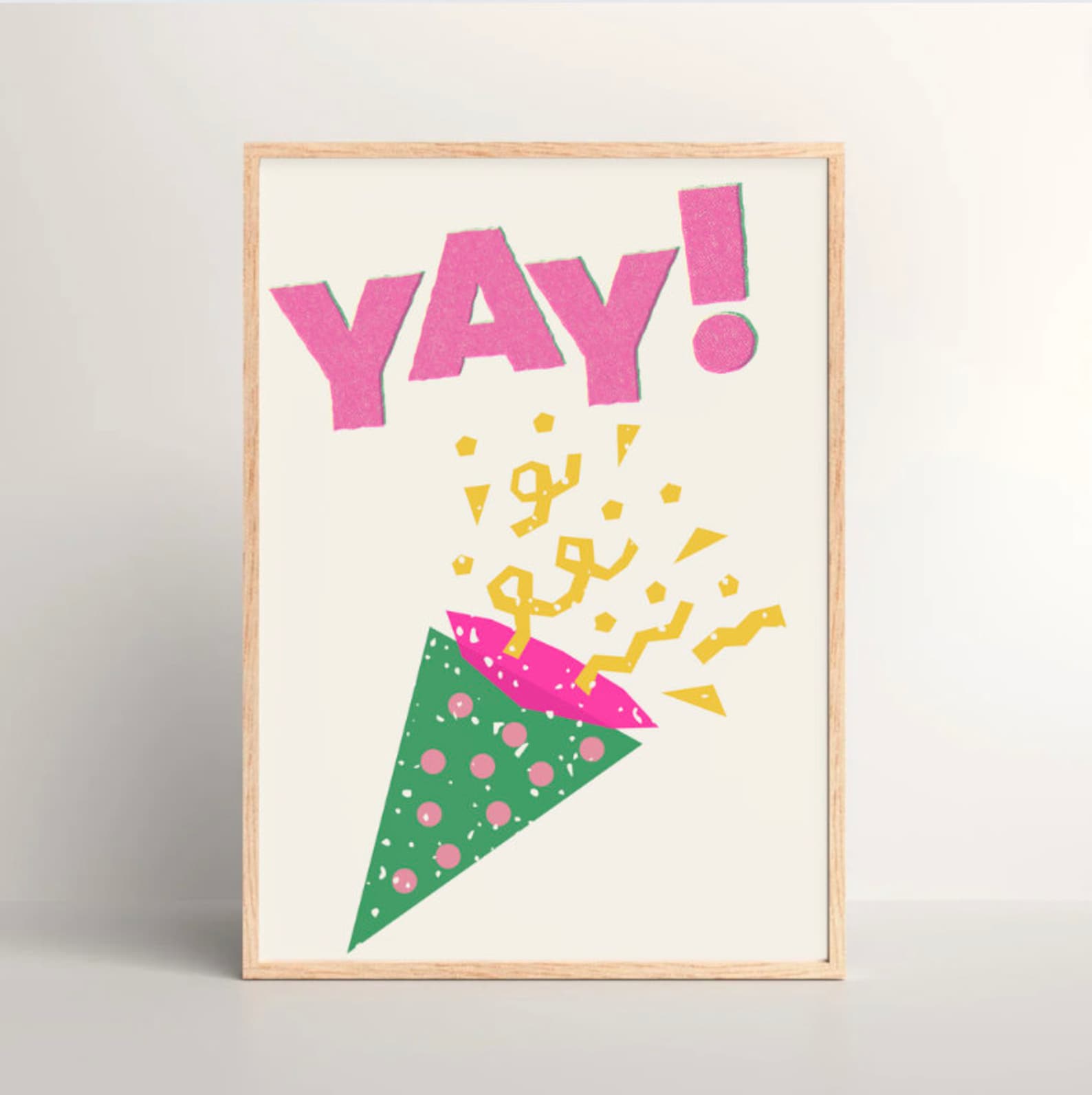 Yay! Celebration Party Fine Wall Art Print - Etsy