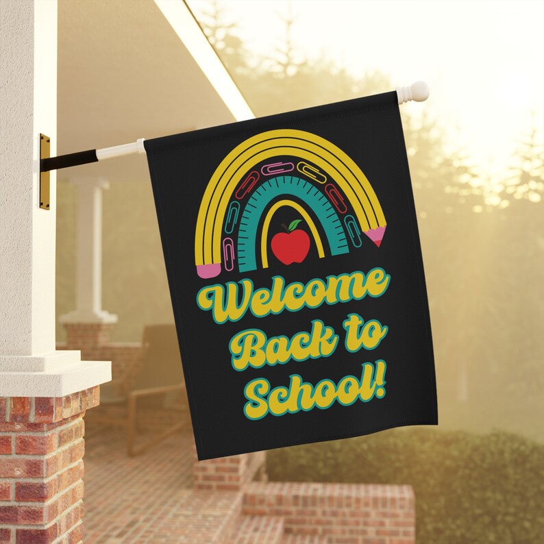 Welcome Back to School Garden & House Banner - Etsy