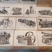POSTCARDS 19th Century Engineering Retro Prints Tee Publishings Set of ...
