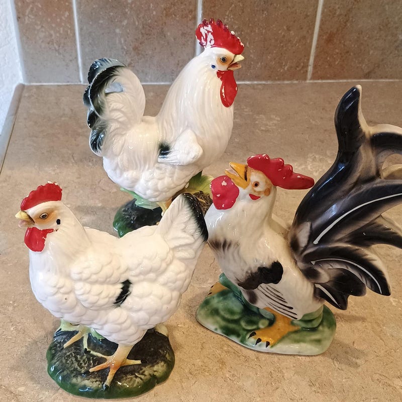 Ceramic Chickens - Etsy
