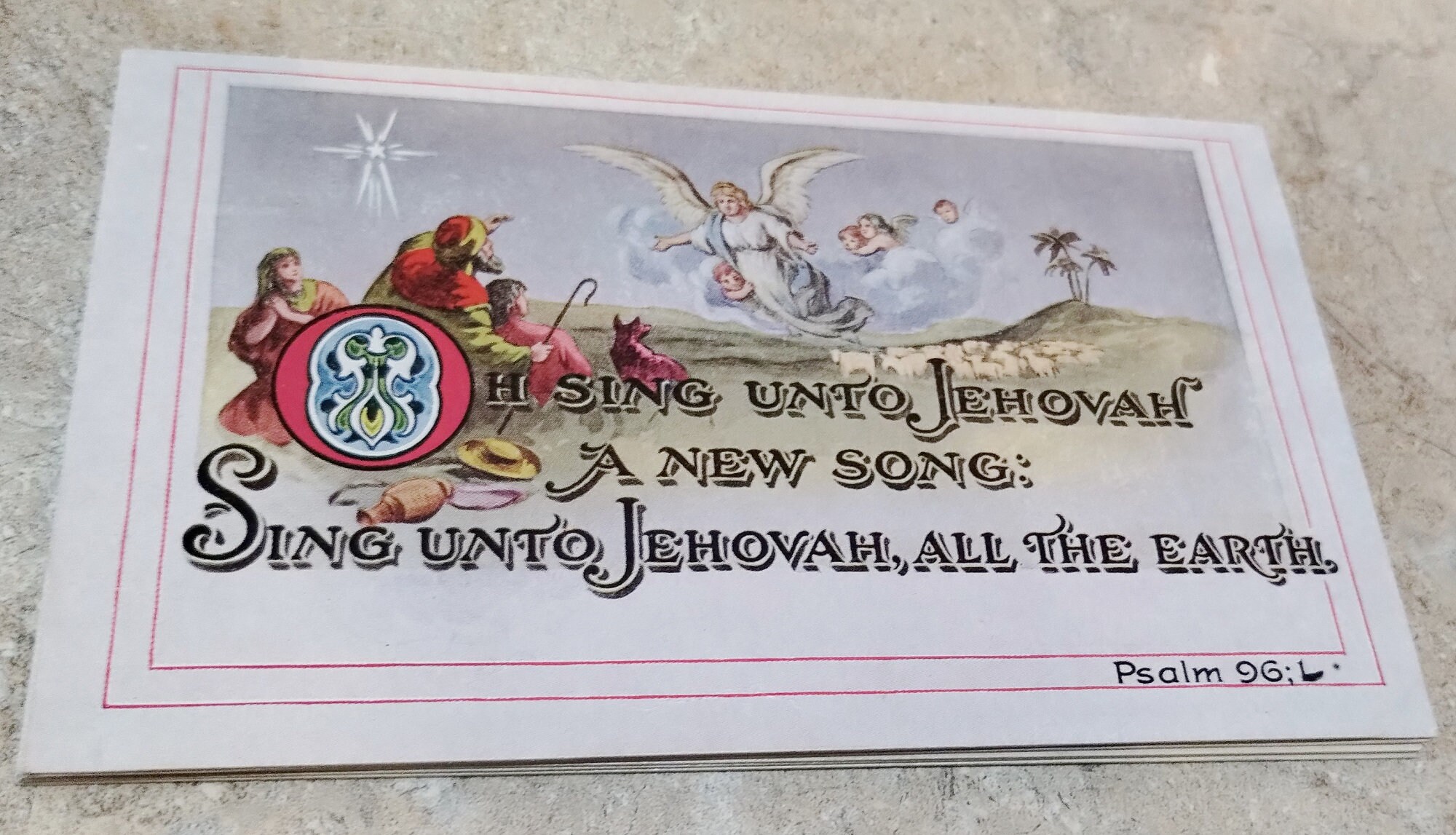 Religilous Antique Postcards With Bible Verses Cards Set of 7 for 35.00 ...