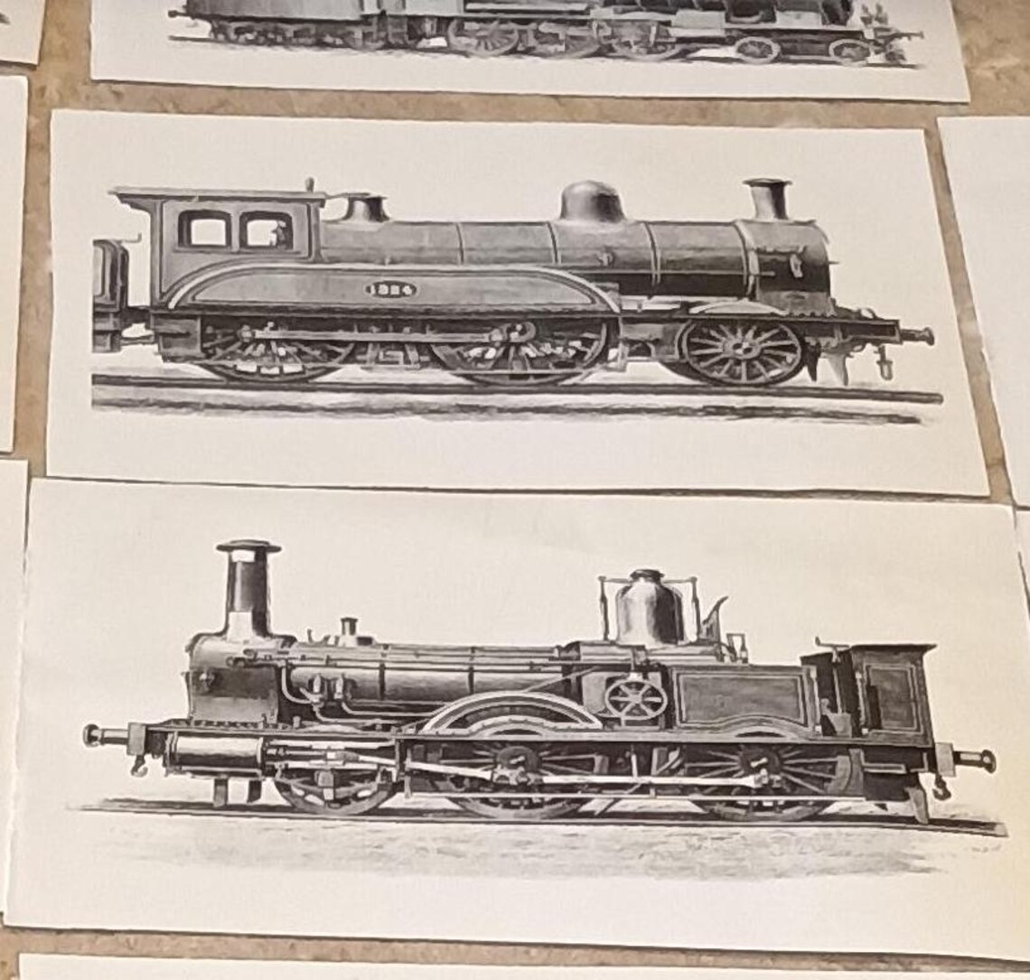 POSTCARDS 19th Century Engineering Retro Prints Tee Publishings Set of ...