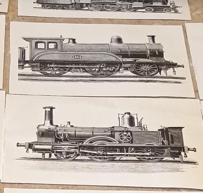 POSTCARDS 19th Century Engineering Retro Prints Tee Publishings Set of ...