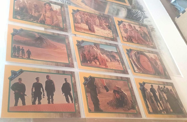Stargate Trading Cards 1-99 Set ..by Lee Studio Canal 1994 in Plastic ...