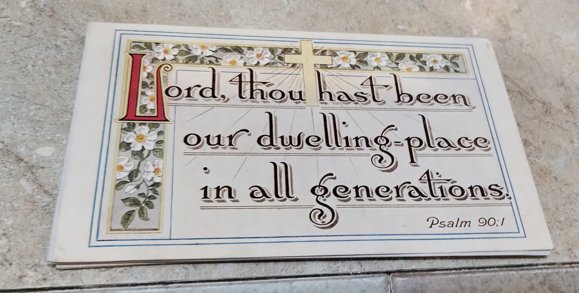 Religilous Antique Postcards With Bible Verses Cards Set of 7 for 35.00 ...
