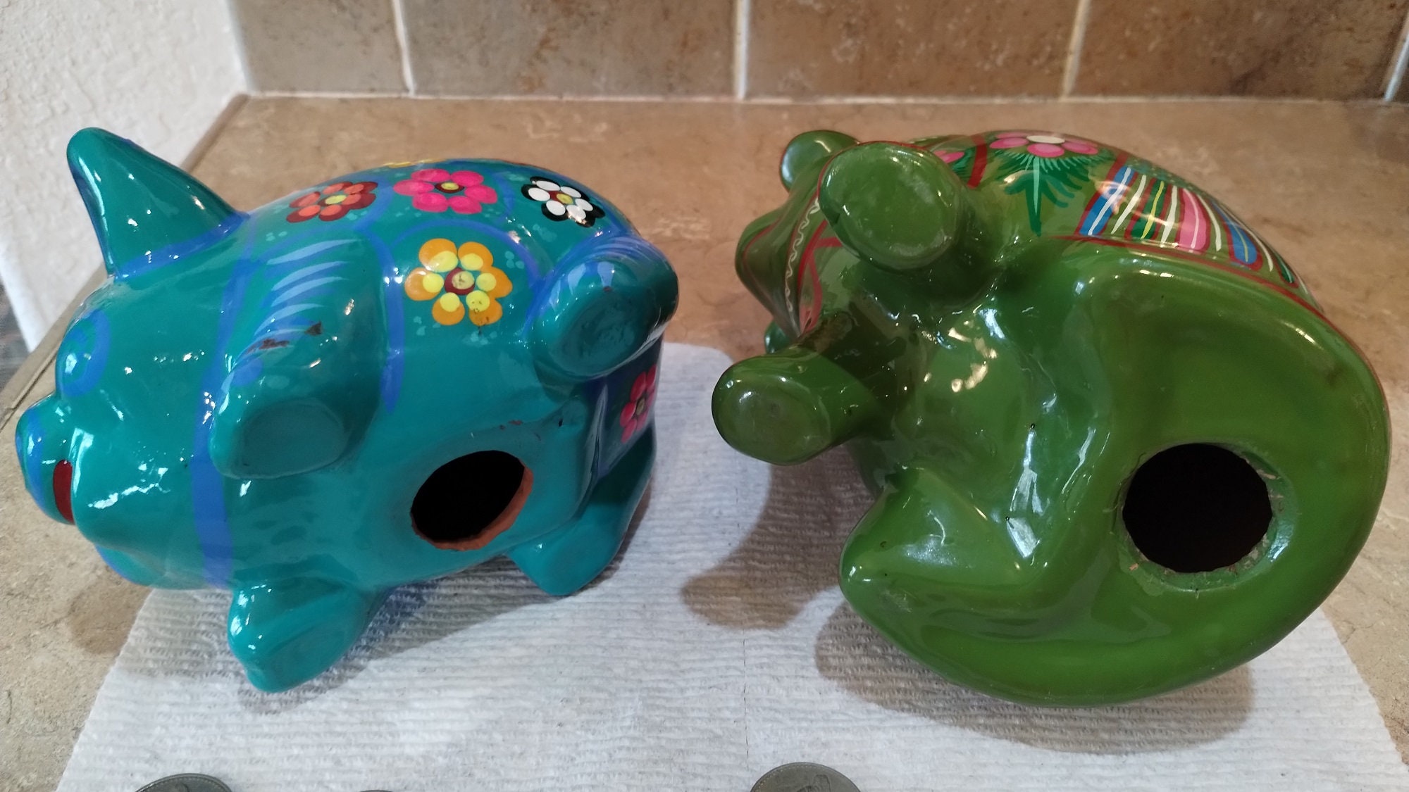Mexican Pottery PIGGY BANKS Your Choice 35.00 EACH - Etsy