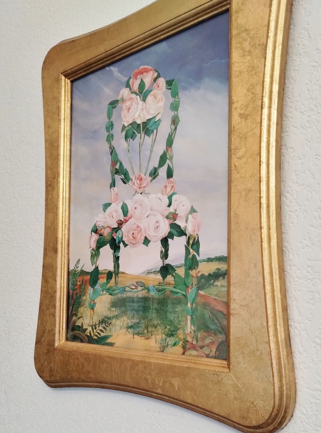 Timothy Martin Artist Known for Unique Wingback Chair , Vintage ...