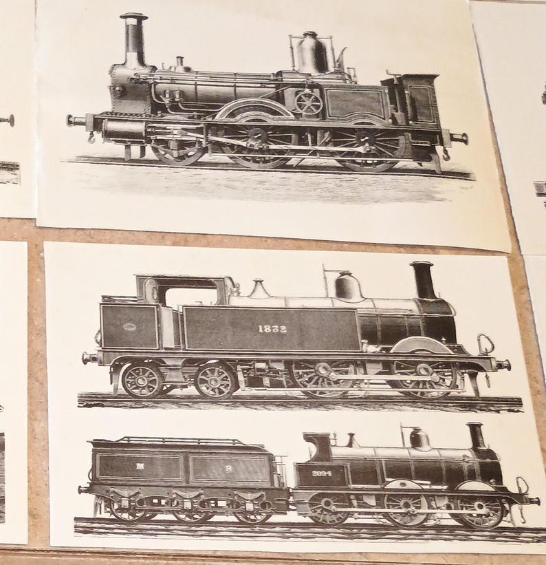POSTCARDS 19th Century Engineering Retro Prints Tee Publishings Set of ...