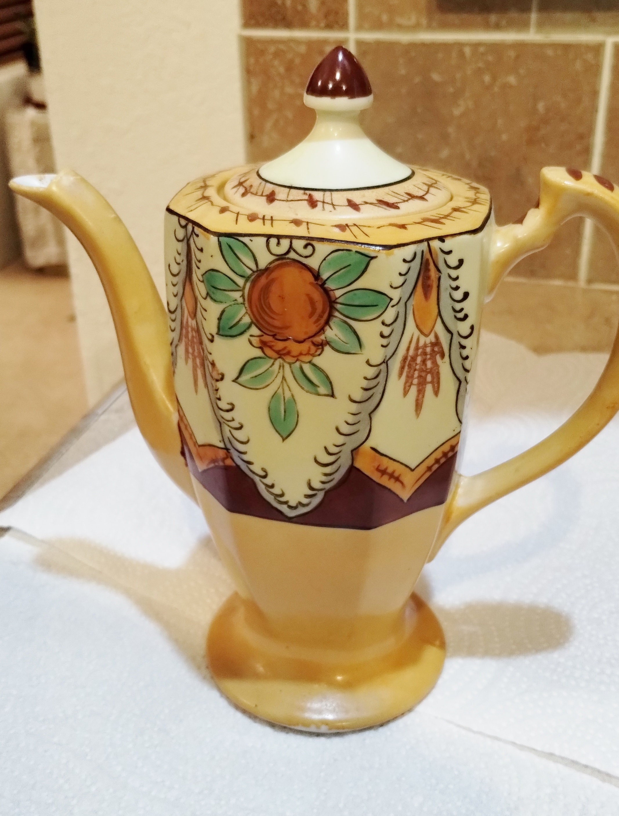 Vintage Made in Japan Porcelain Tea Set Lovely. 2 Small Cups With ...