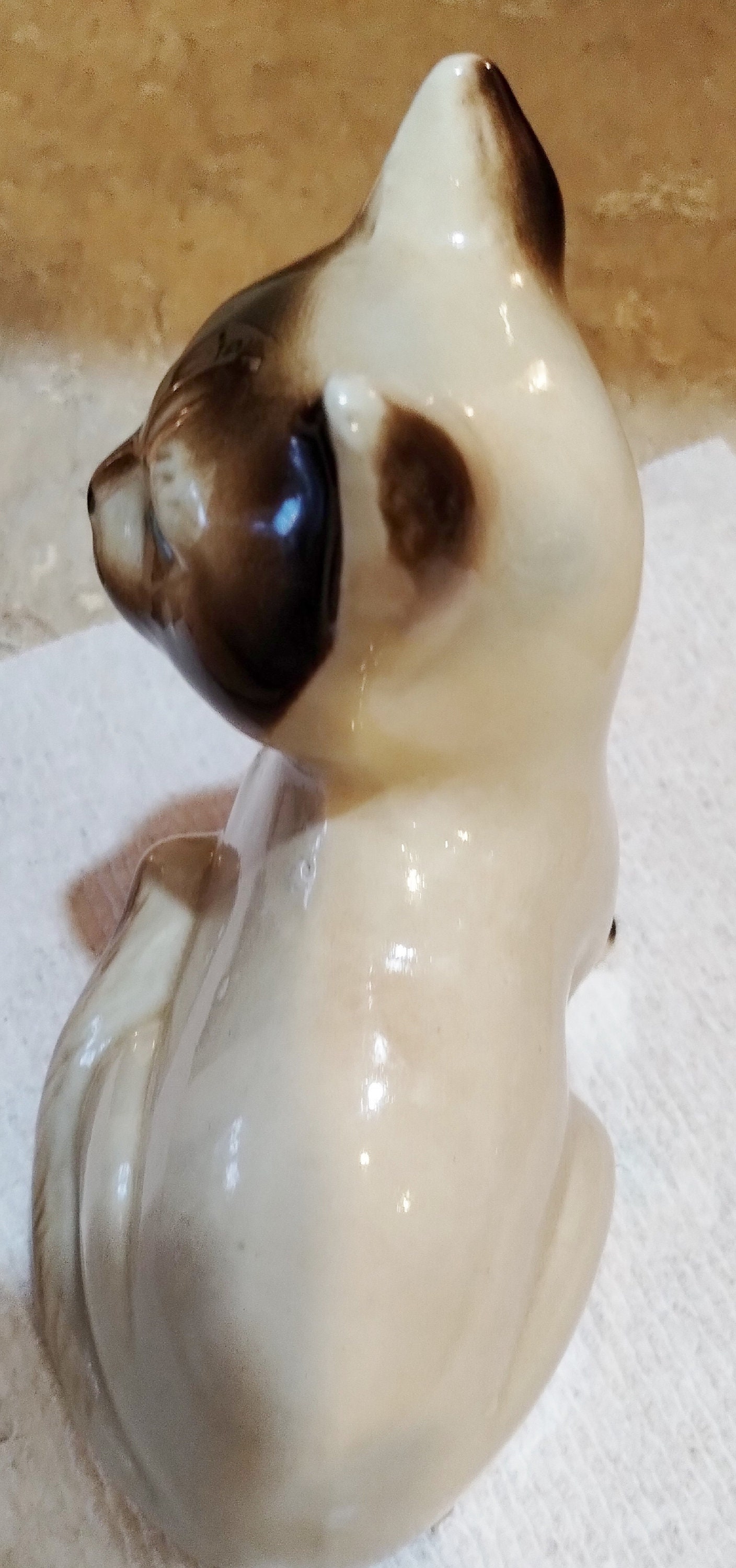 Vintage Ceramic Siamese Cat Made in Brazil - Etsy