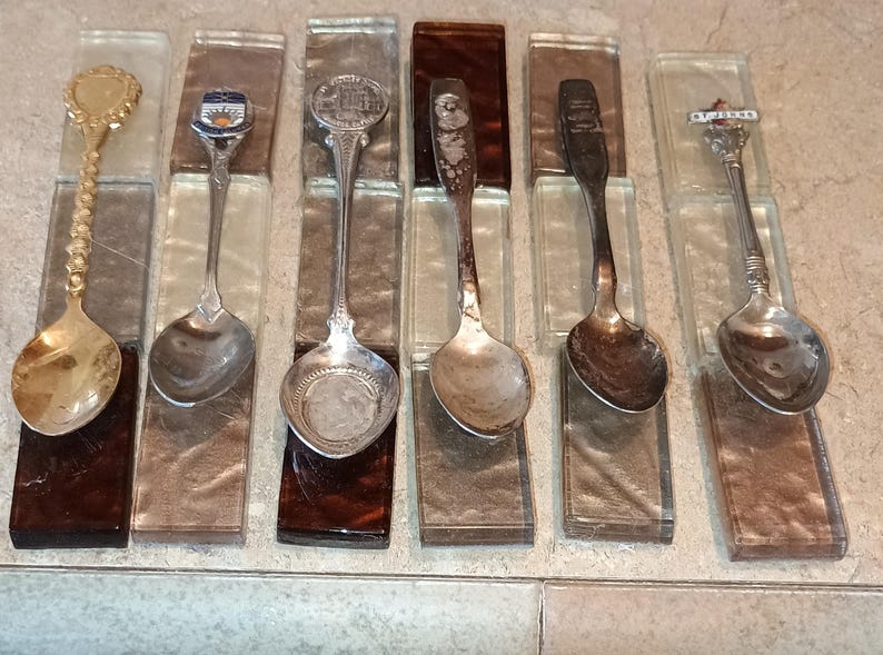 Vintage Souvenier Spoons Upcycled for Your Craft Ides. - Etsy