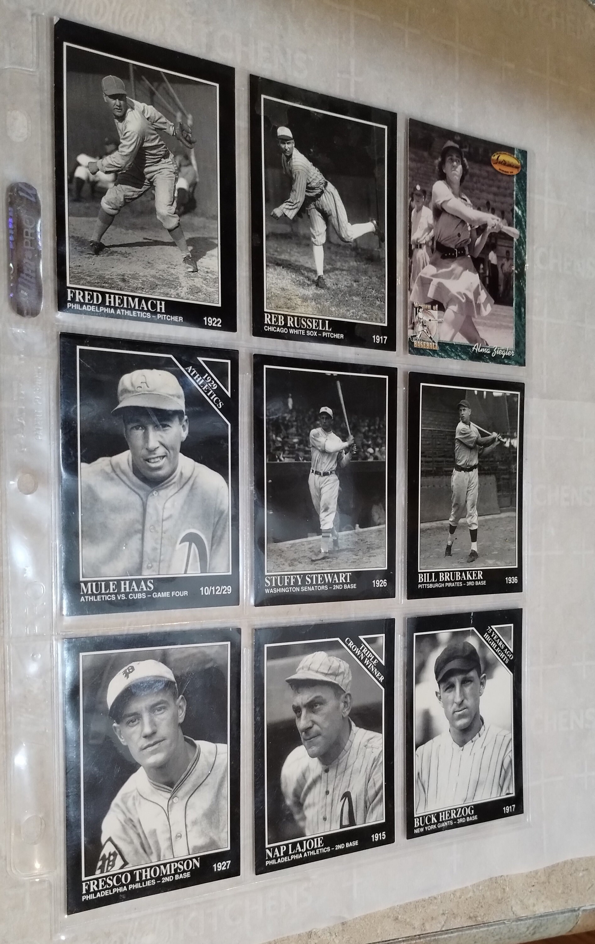 THE Sporting News Conlon Collection Base Ball Sheet 8 Cards and ONE ...
