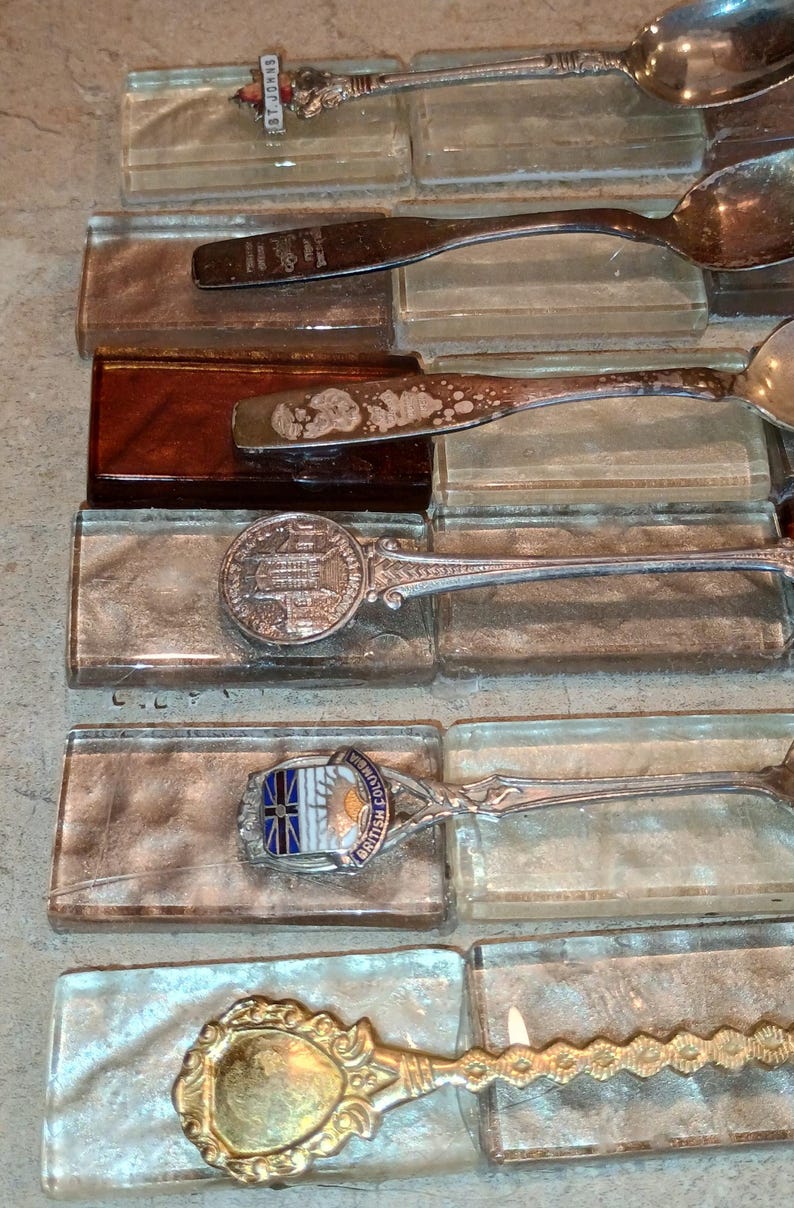 Vintage Souvenier Spoons Upcycled for Your Craft Ides. - Etsy