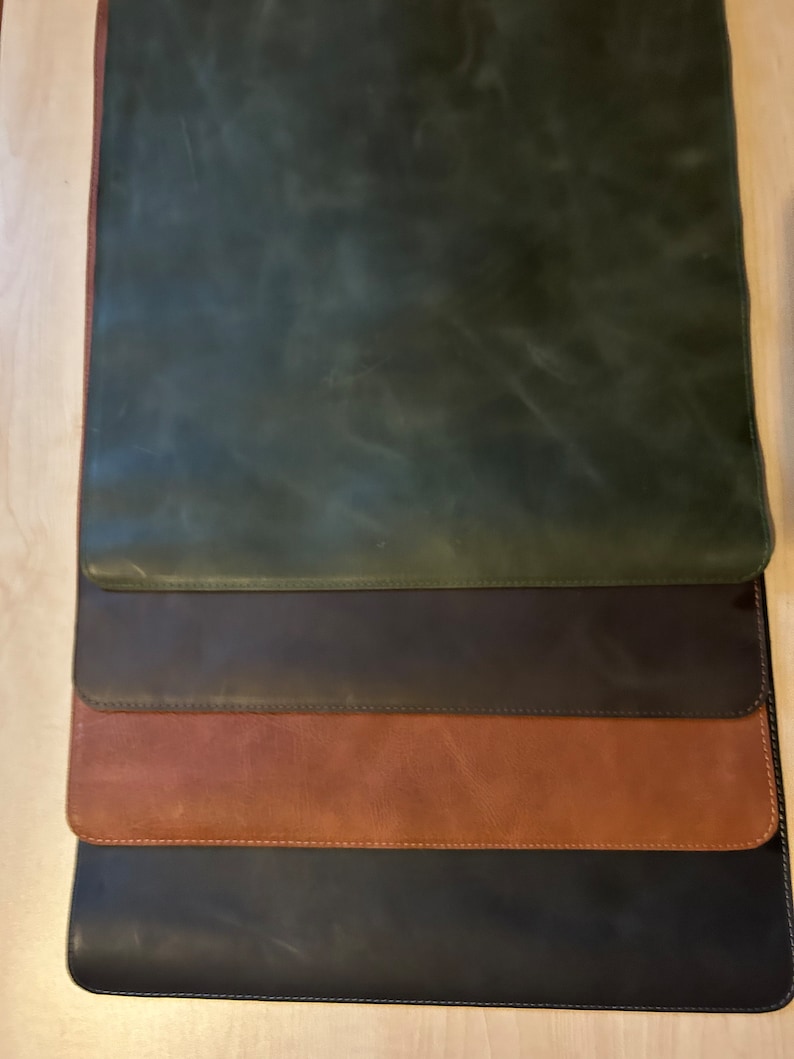 Special Gift: Leather Mat, Mouse Pad, Custom Tailored Pad, Personalized ...