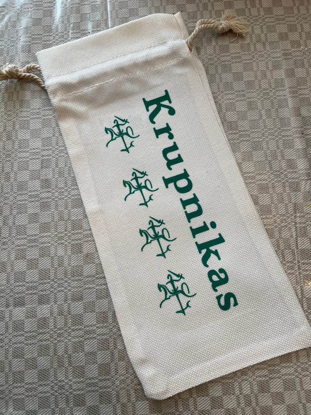 Lithuanian “krupnikas” Wine Bag - Etsy