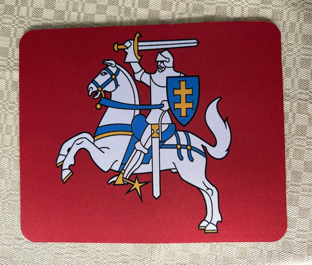 Lithuanian Vytis Flag Mouse Pad - Etsy