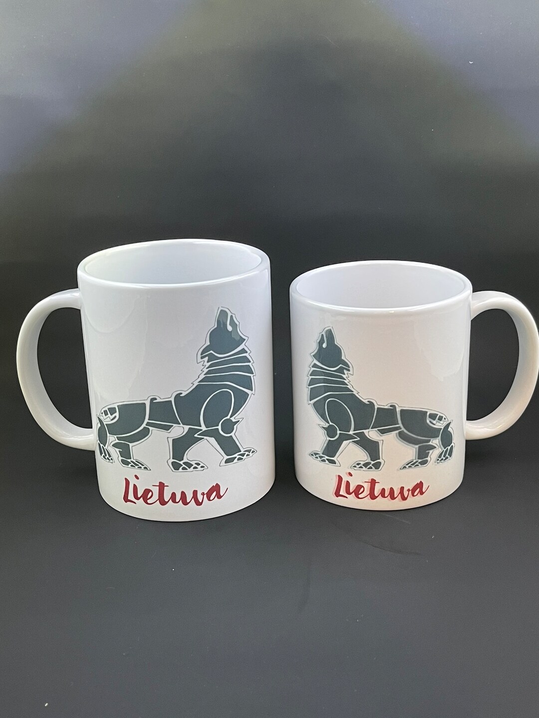 Lithuanian Gelezinis Vilkas Ceramic Mug - Etsy