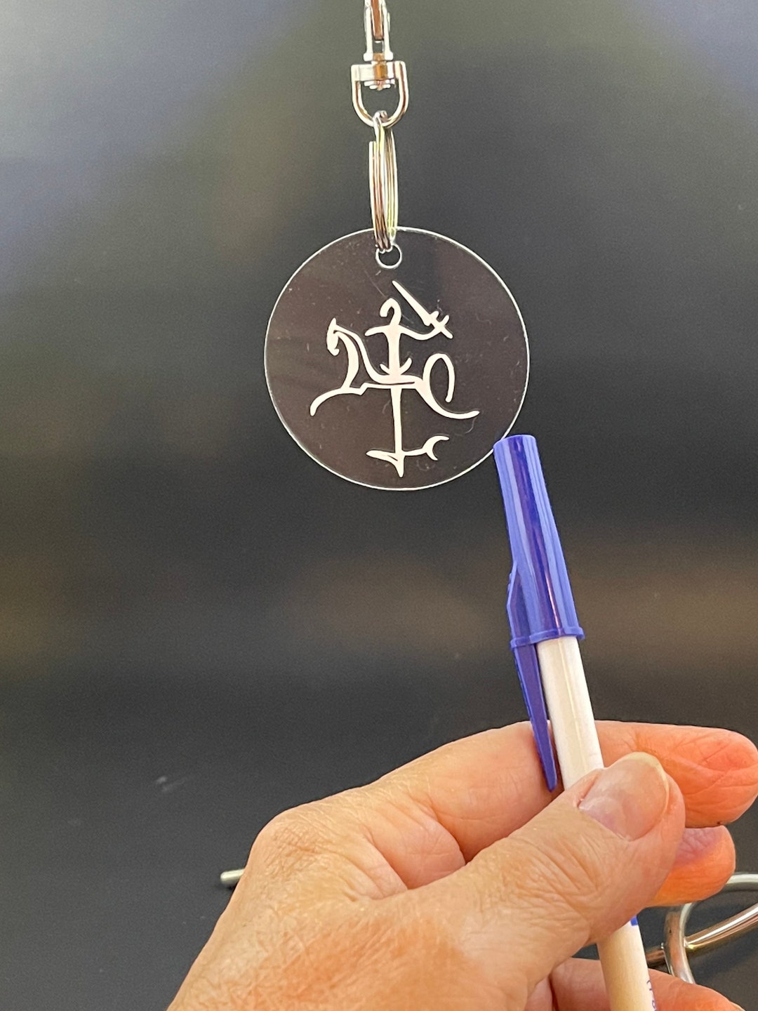 Lithuanian Vytis Keychain - Etsy