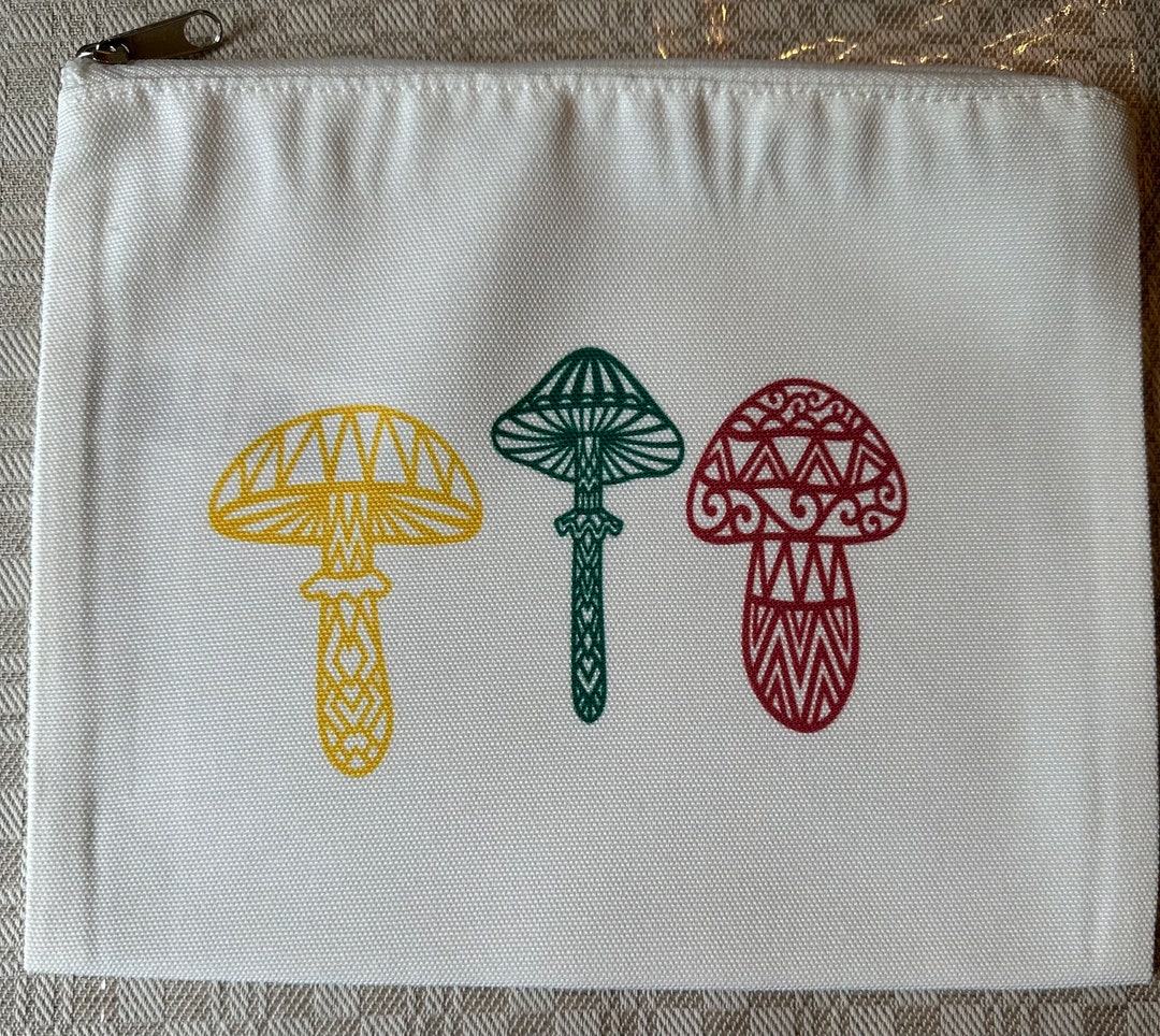 Lithuanian Tricolor Mushroom Cosmetic/pencil Bag - Etsy