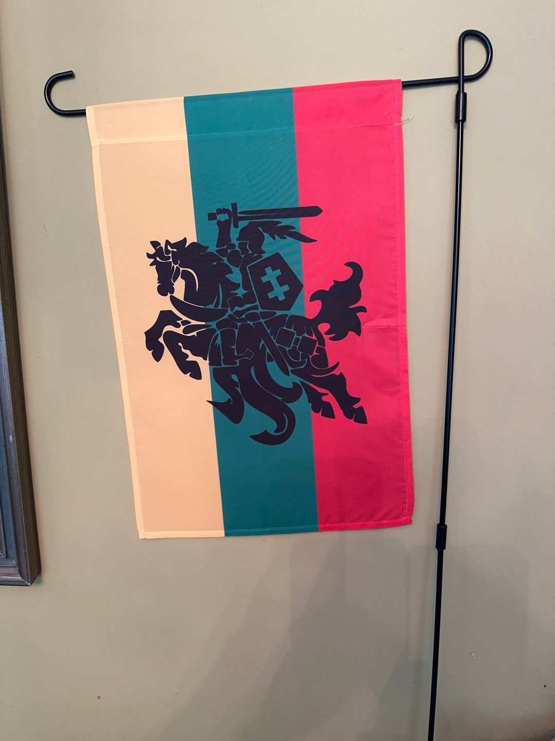 Lithuanian Vytis Tricolor Garden Flag - Etsy