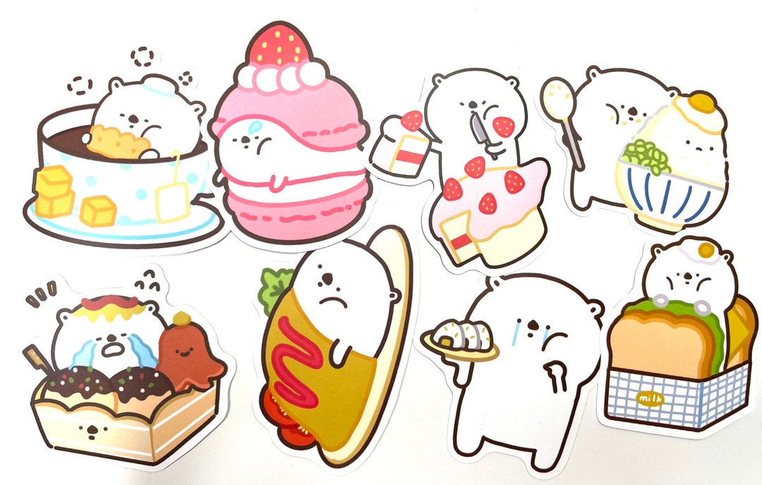 50 Bear Stickers | Stickers for Kids | Weatherproof Sticker Set | for ...