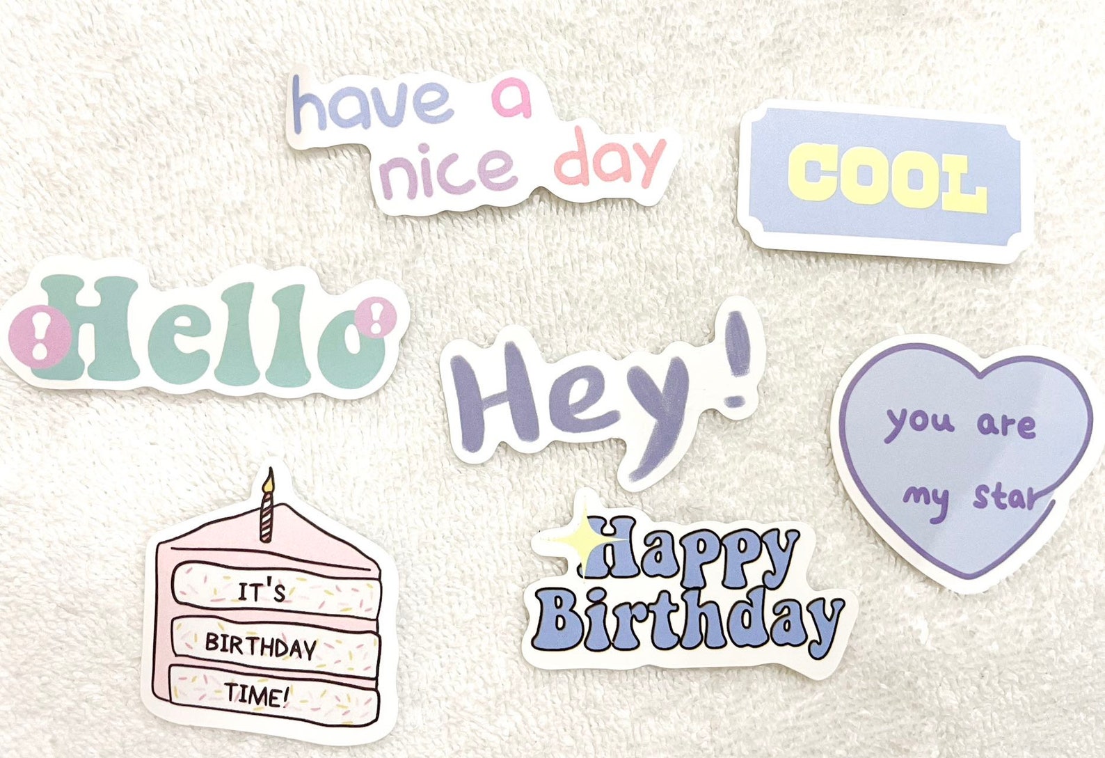 100 Cute Stickers | Stickers for Kids | Weatherproof Sticker Set | for ...