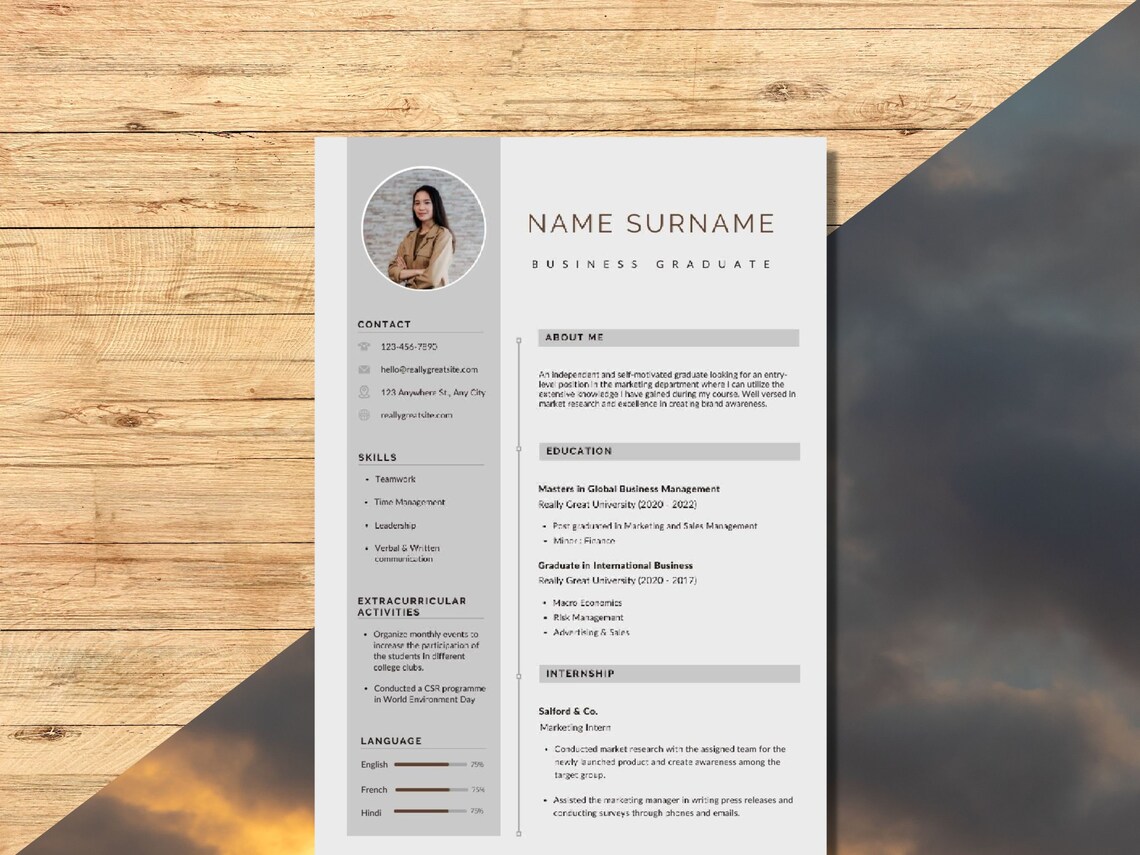 Editable CV Template Bundle for Your Dream Job Application Professional ...