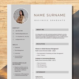 Editable CV Template Bundle for Your Dream Job Application Professional ...