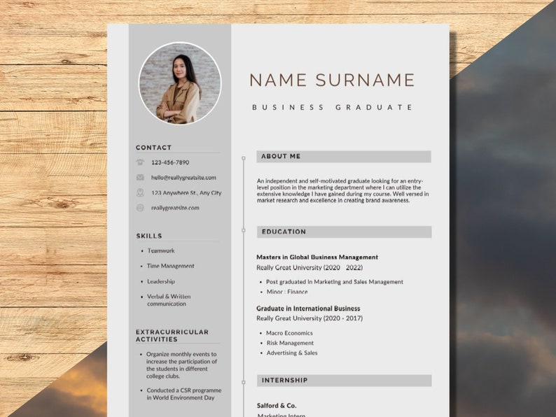 Editable CV Template Bundle for Your Dream Job Application Professional ...