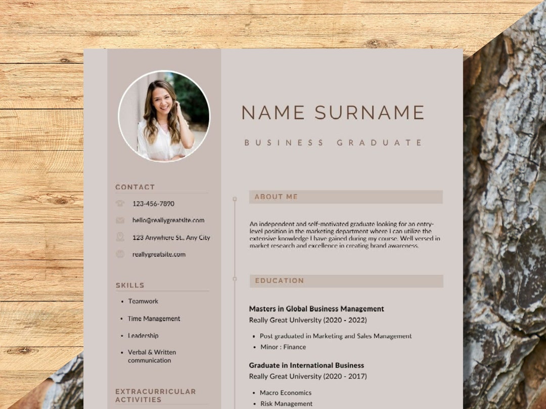 Editable Resume Template Bundle for Your Dream Job Application ...