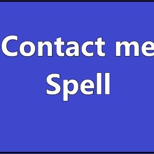 Contact Spell! With Free Tarot Reading - Etsy
