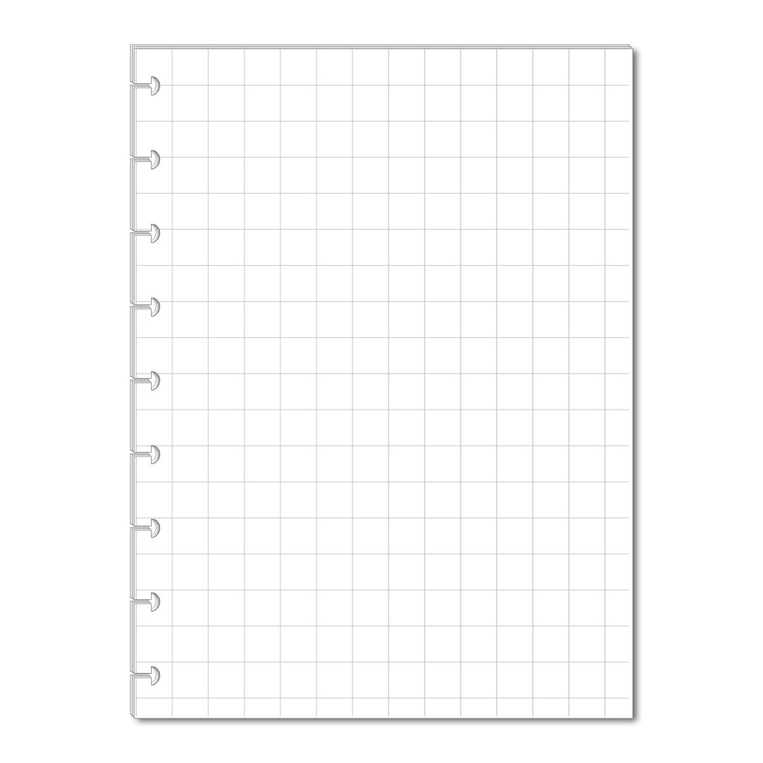 Grid Notes Refill Pages Fits 9-disc Classic Happy Planners, Notes ...