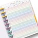 Color Password Tracker for 9-disc Planners, Password Log, Pre-punched ...