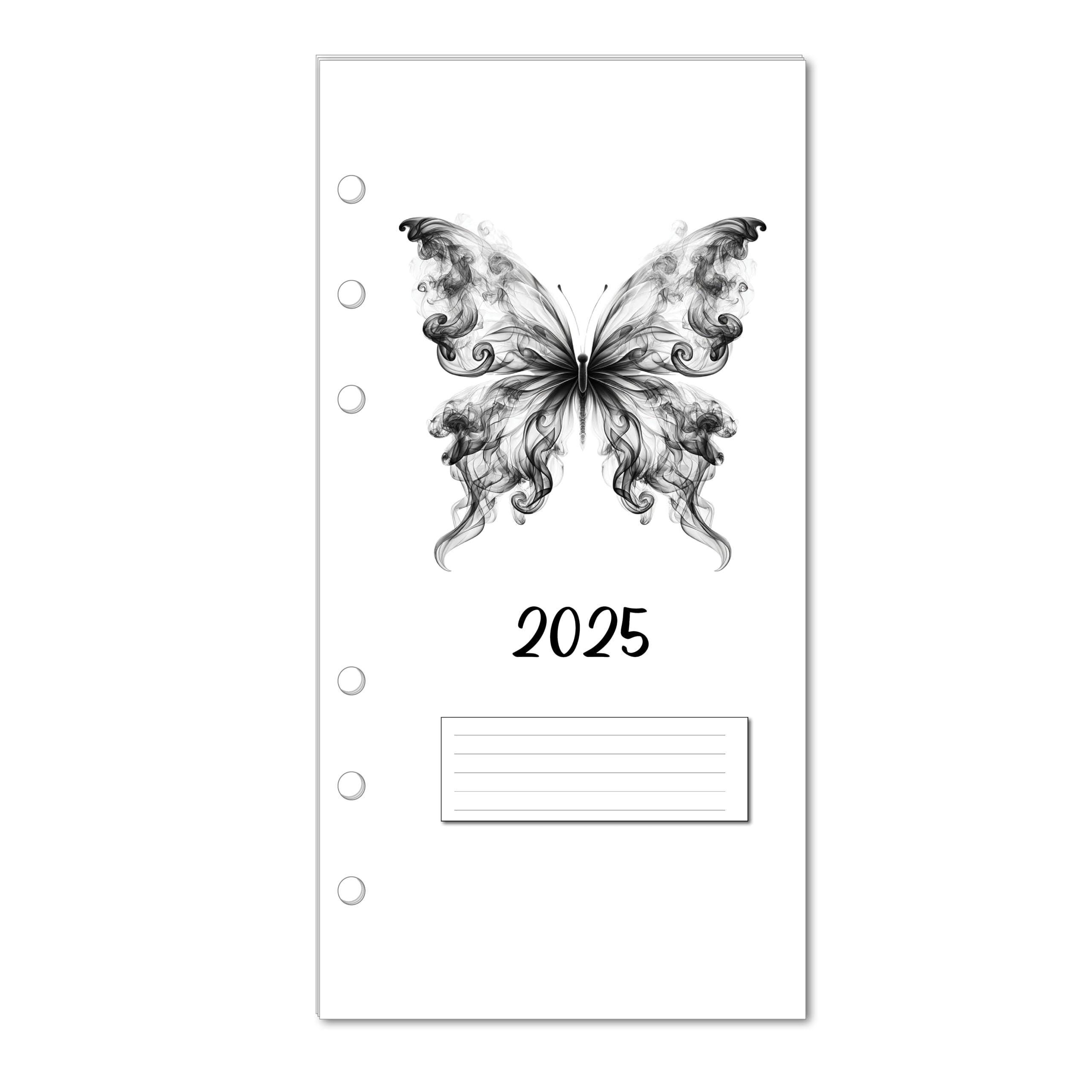 2025 Monthly Planner Calendar Inserts for Personal Size Planners and ...
