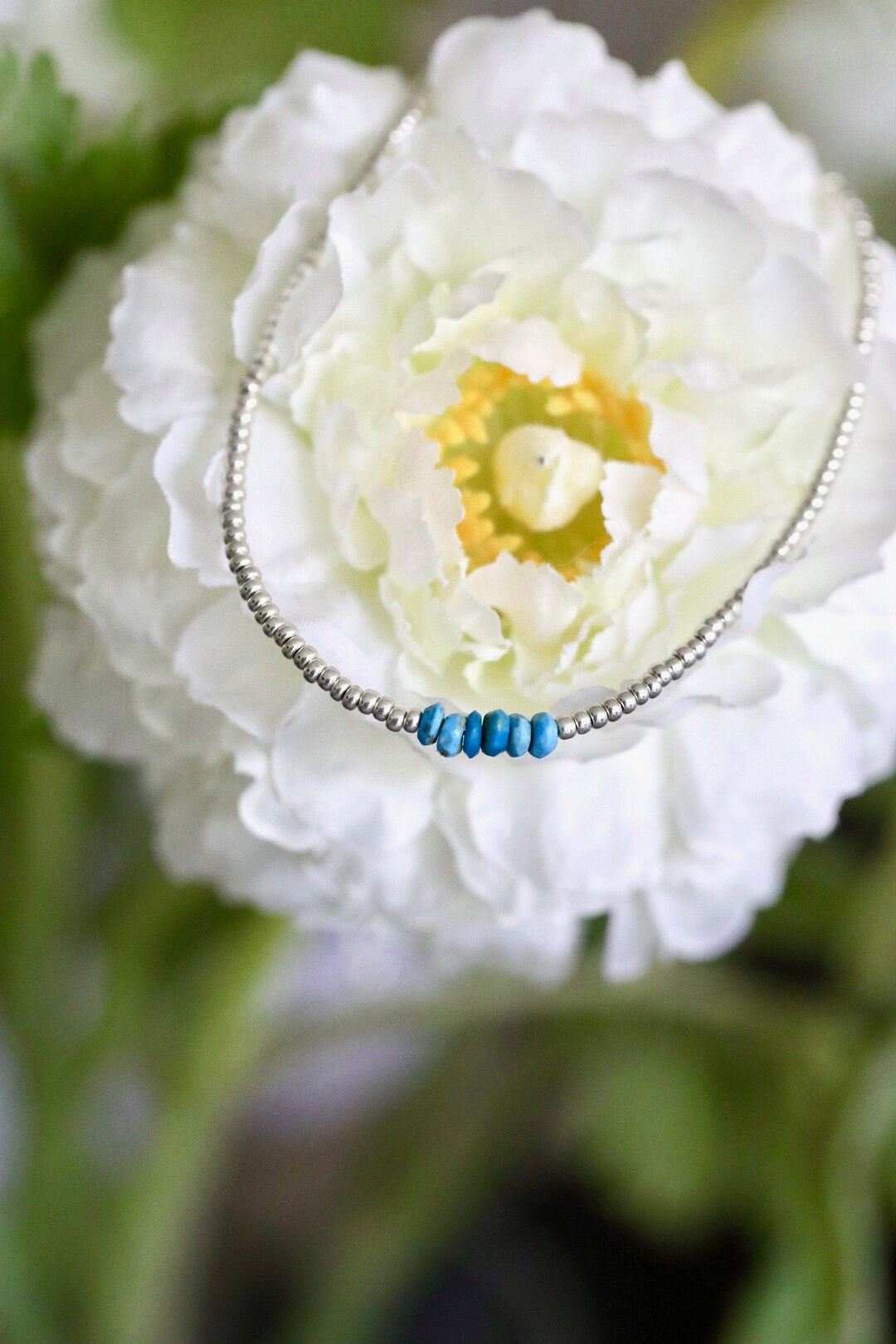 Ceruleite Stone Necklace, Sky Blue, Gemstone Necklace, Mother's Day ...