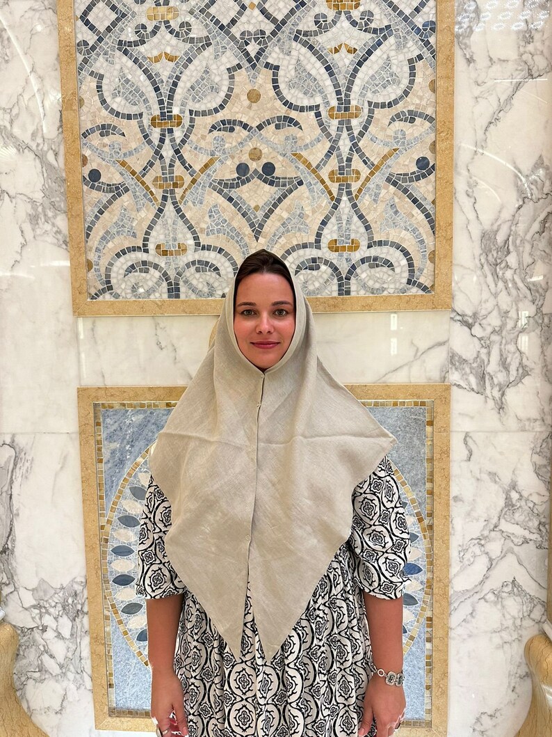Linen Hijab, Elegant Islamic Scarf, Womens Clothing - Etsy