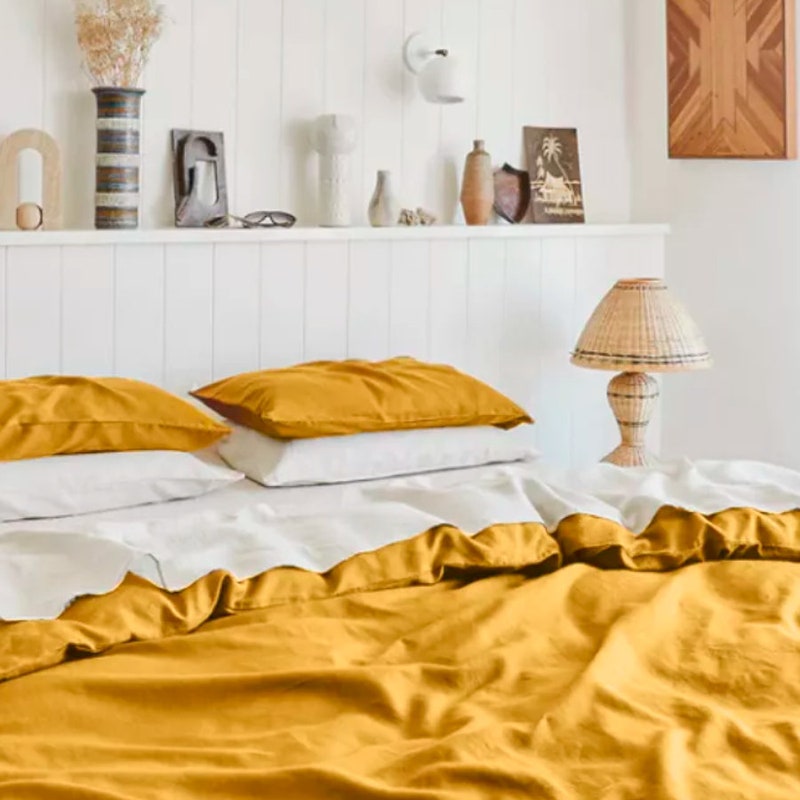 Mustard Bedding - Etsy