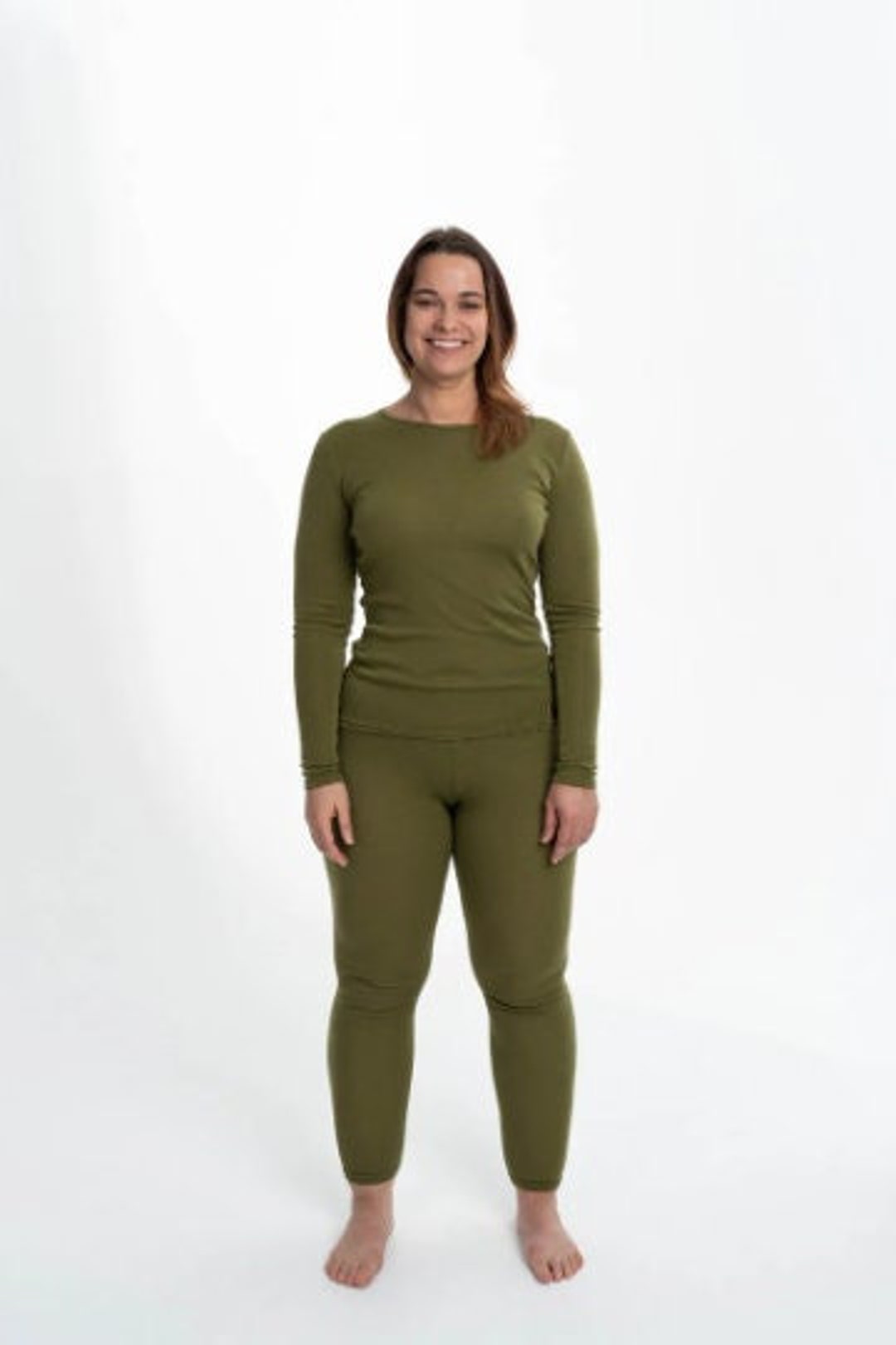 Plus Size Merino Wool Pajama Set for Women, Wool Pants, Loungewear Set ...