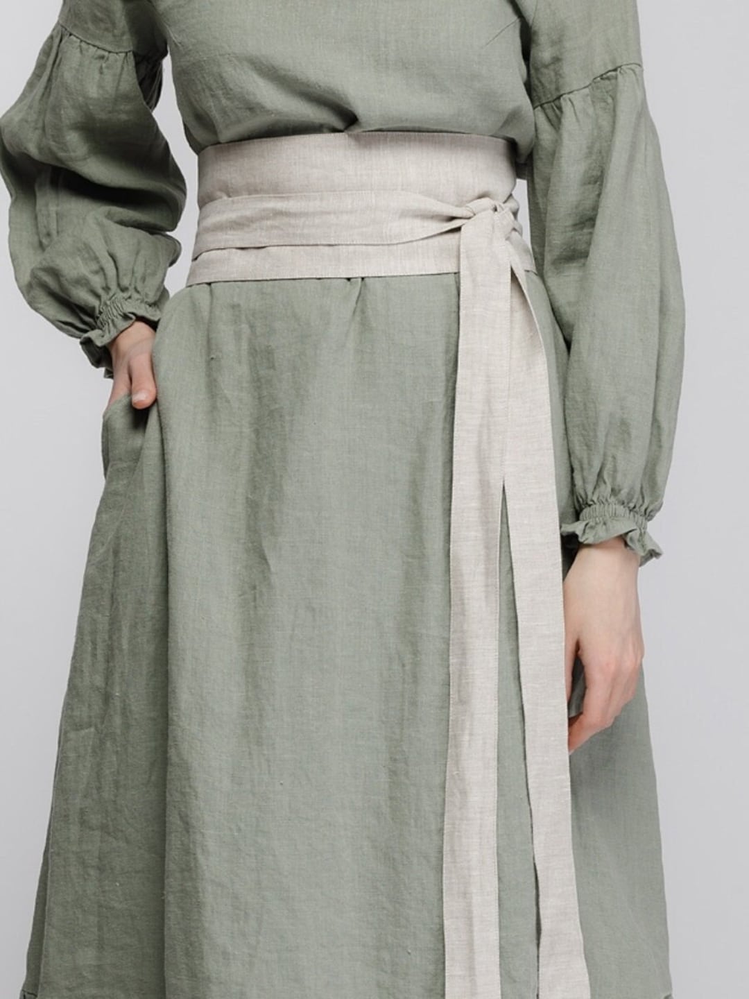 CORSET Belt, OBI Belt, LINEN Belt, Wide Waist Belt, Personalized ...