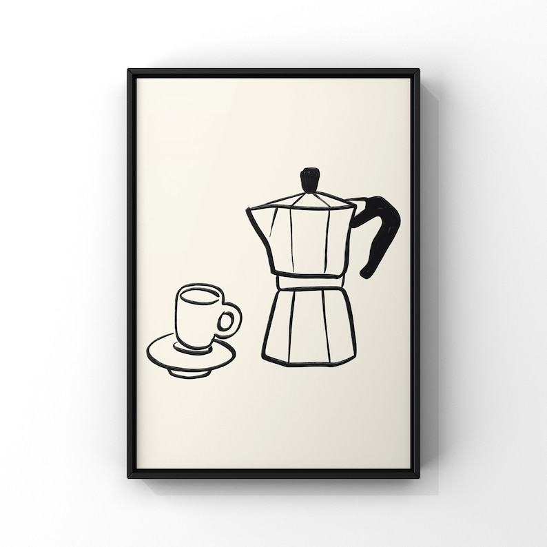 Kaffee Poster: ESPRESSO (Kunst-Druck | Wand-Kunst) - Etsy.de