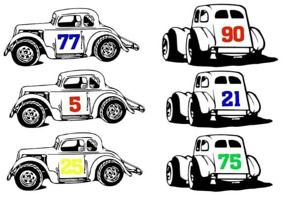 Legend Car Decal - Etsy