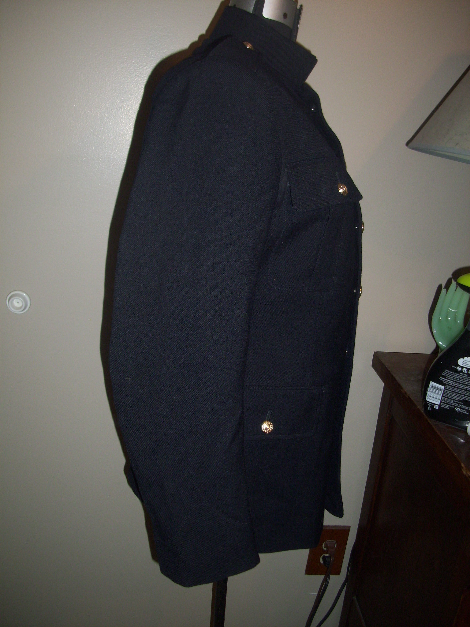 Vintage USMC Marine Corps Wool Formal Dress Uniform Coat Jacket, Size ...