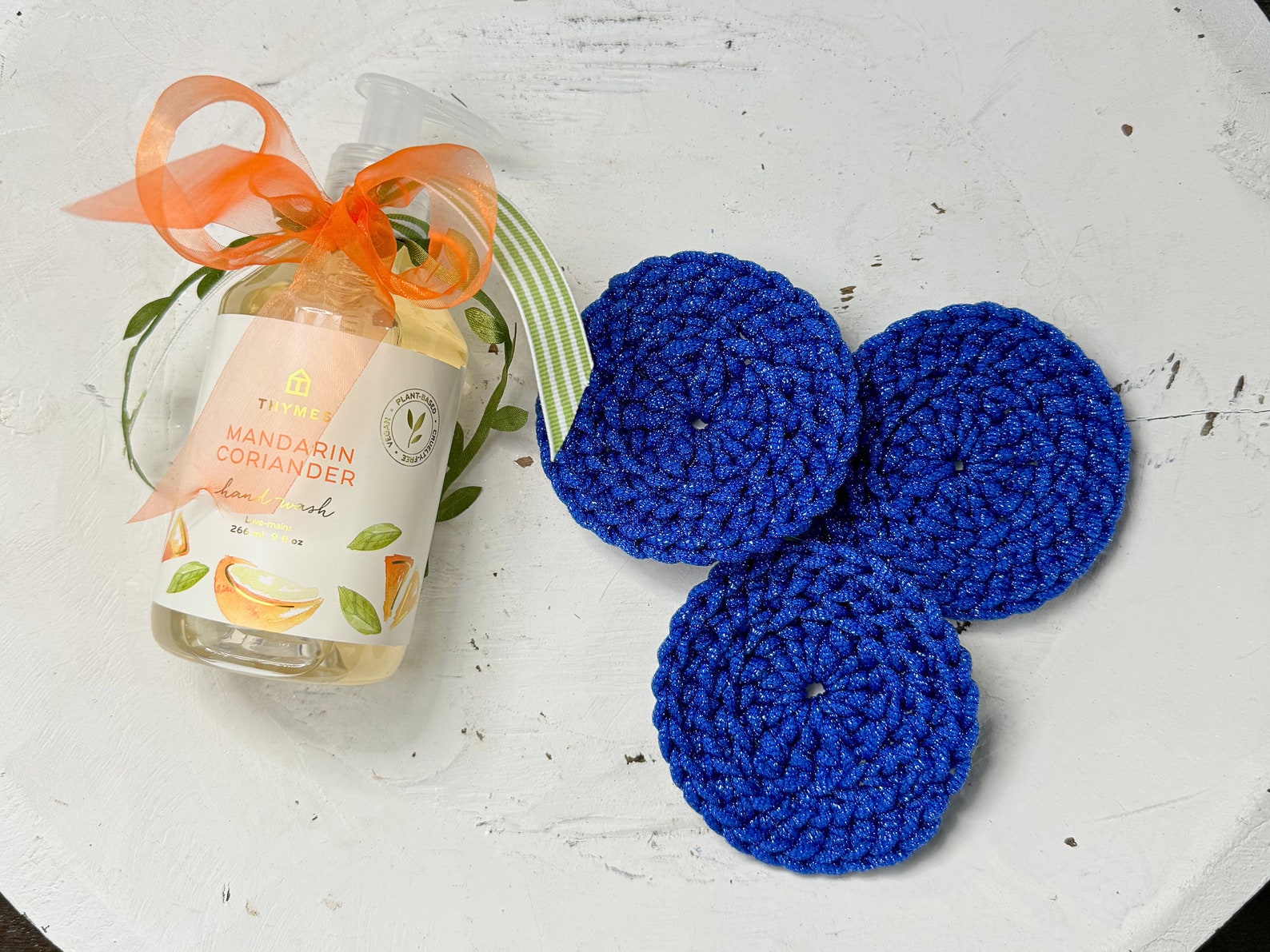 Pack of Dish Scrubbies, Handmade, Crochet Dish Scrubbies - Etsy